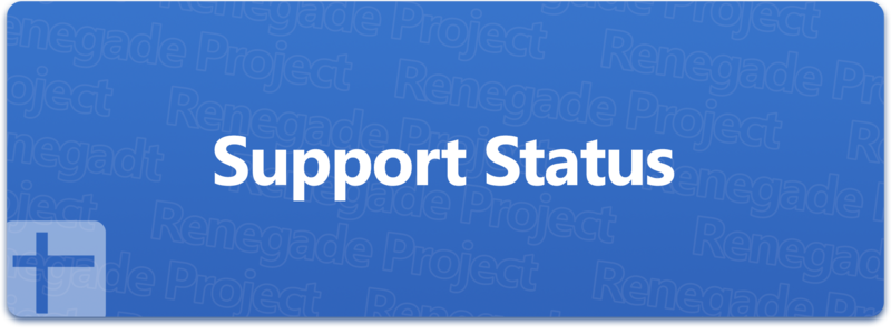 Renegade Project支持状态 - Uotan Wiki · 刷机百科
